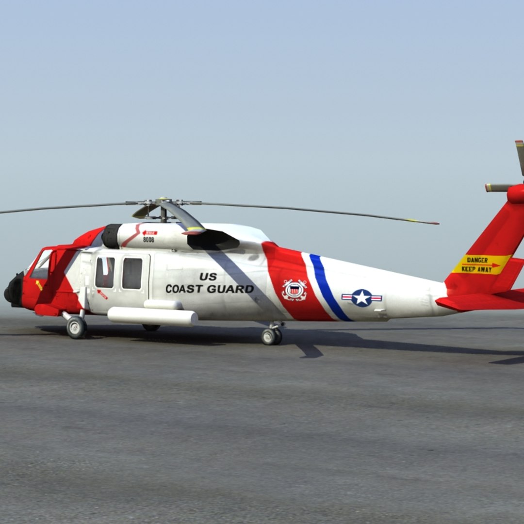 Hh60j Jayhawk 3d Model