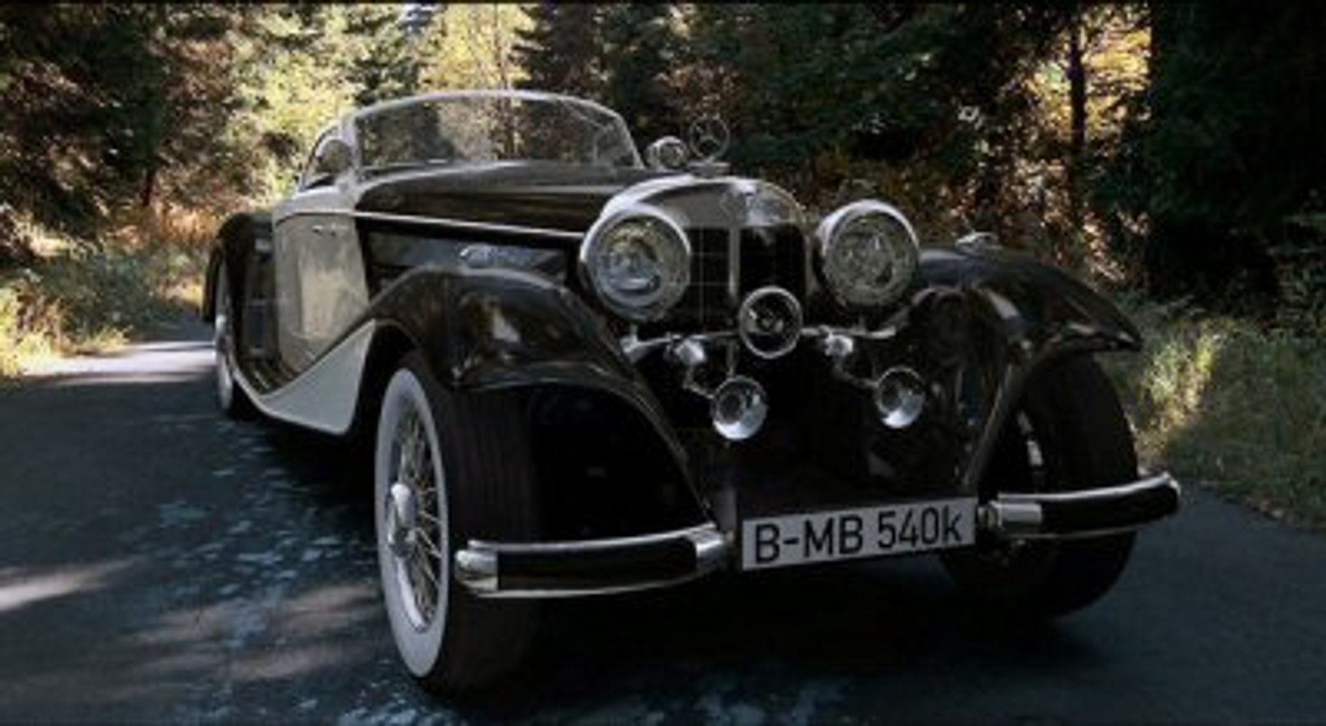 3d Model Oldtimer Mercedes Benz 540k