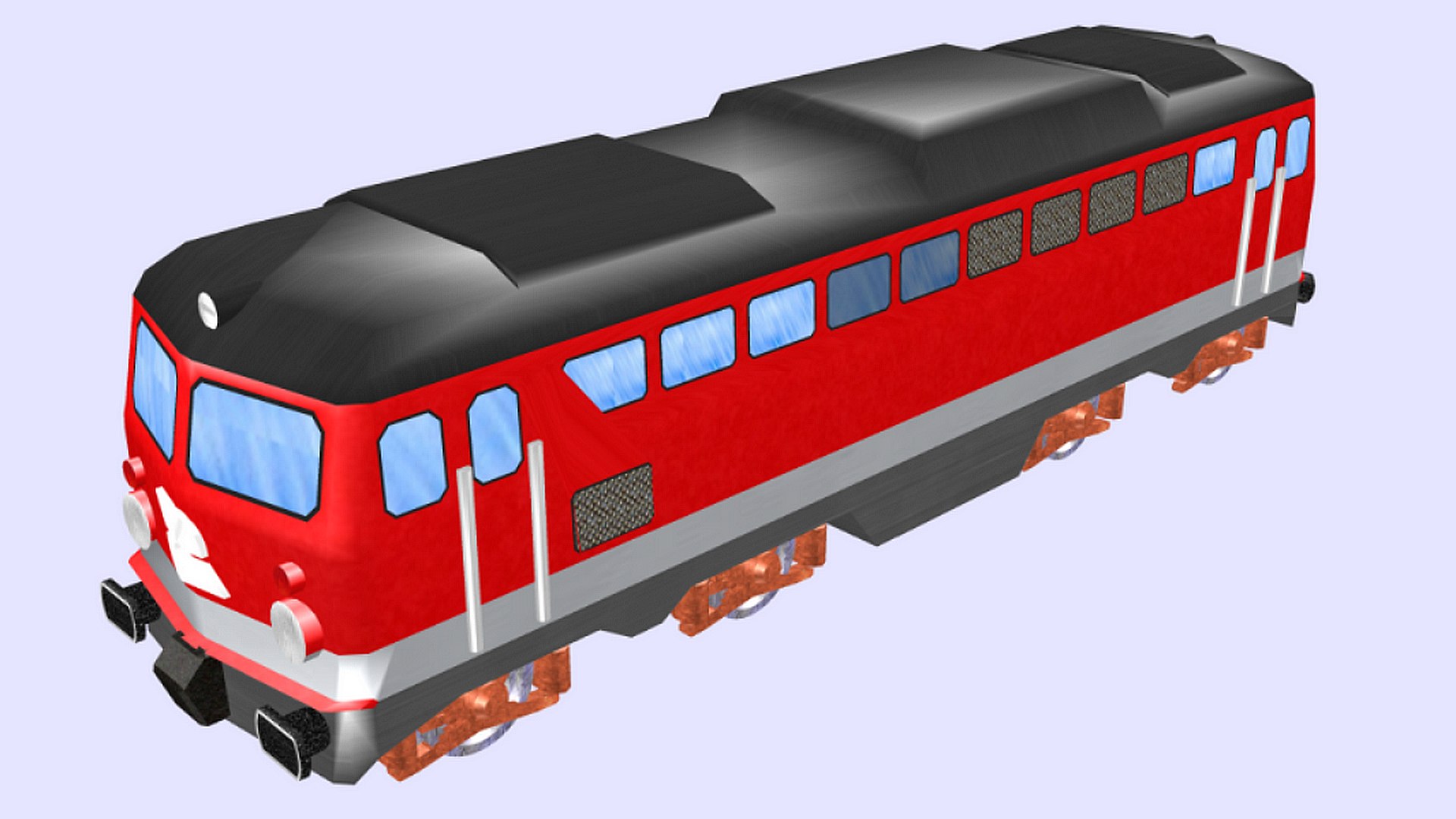 3D class 2043 diesel locomotive - TurboSquid 1713553