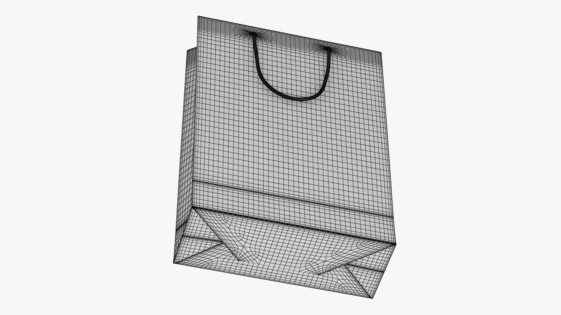 3D paper bag model - TurboSquid 1657070