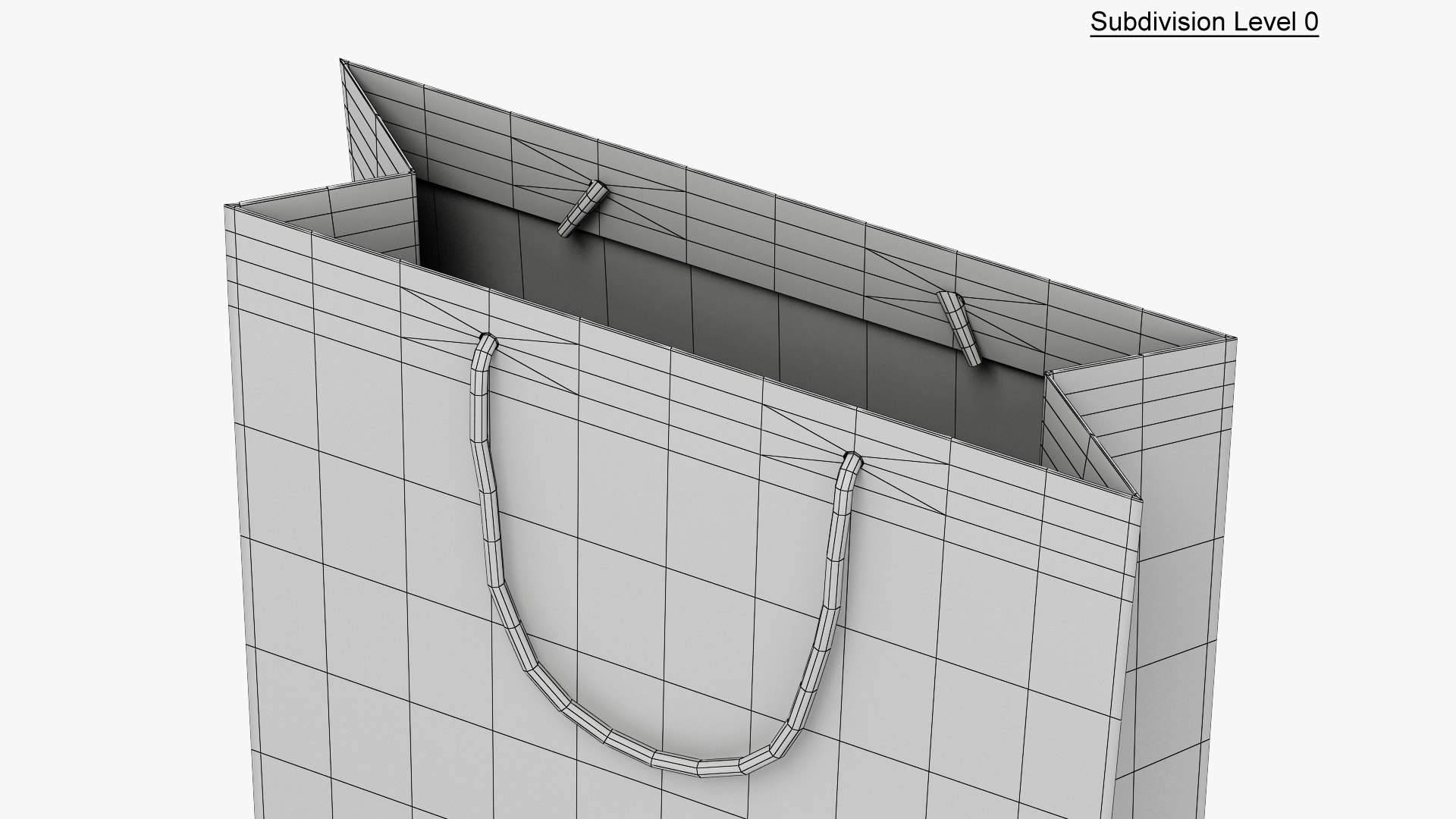 3D paper bag model - TurboSquid 1657070