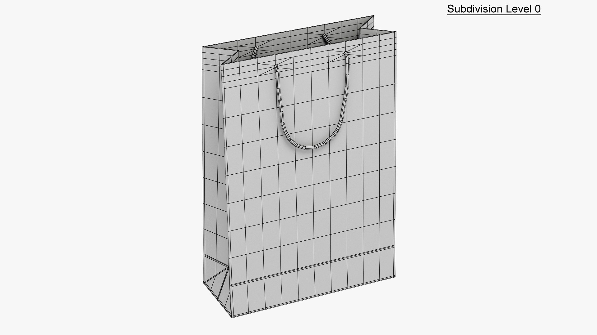 3D paper bag model - TurboSquid 1657070