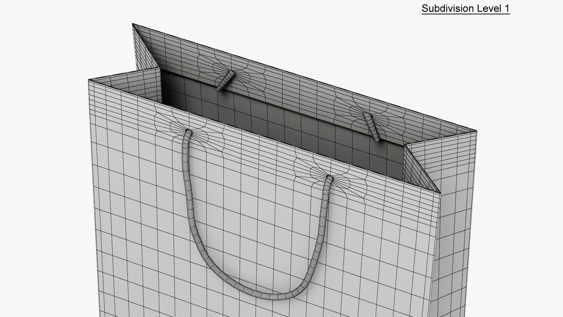 3D paper bag model - TurboSquid 1657070