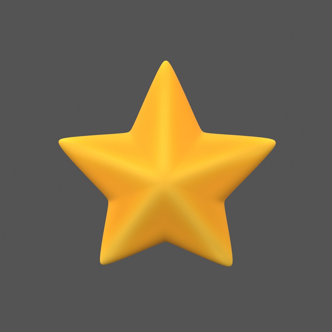 Cartoon Star 3D Model - TurboSquid 1948253