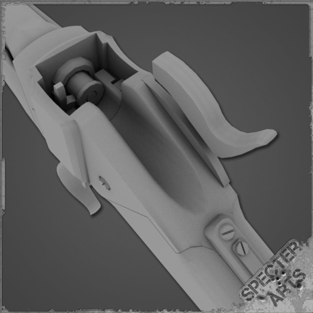 Sharps 1874 Rifle 3d Model