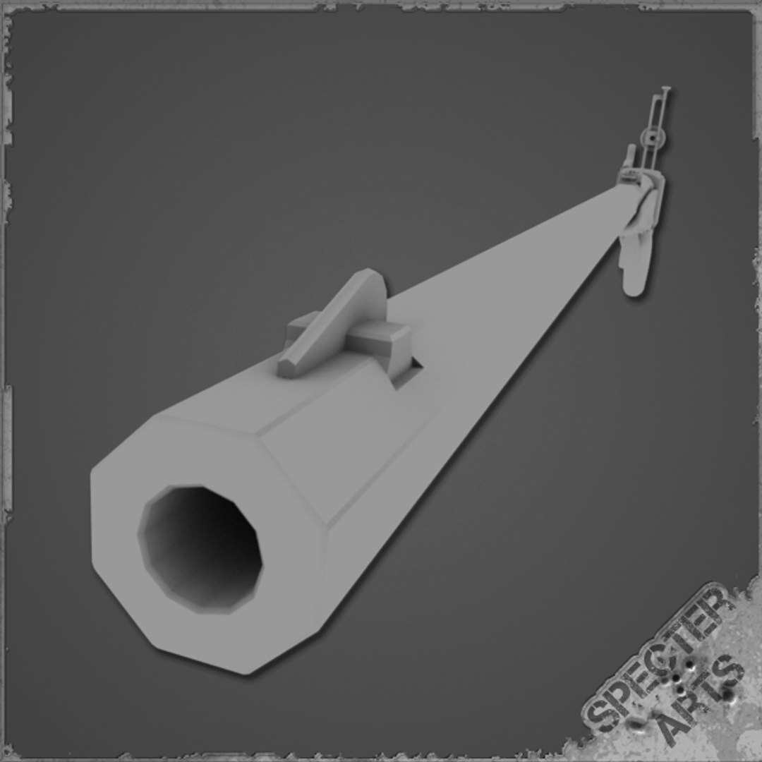 Sharps 1874 Rifle 3d Model