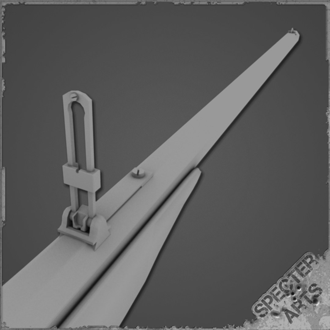 Sharps 1874 Rifle 3d Model