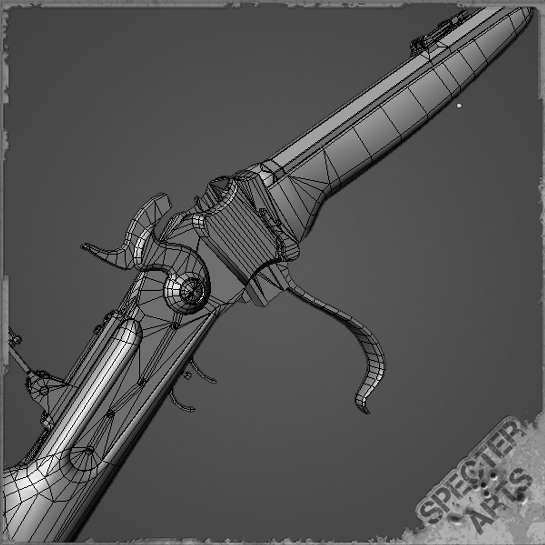 Sharps 1874 Rifle 3d Model