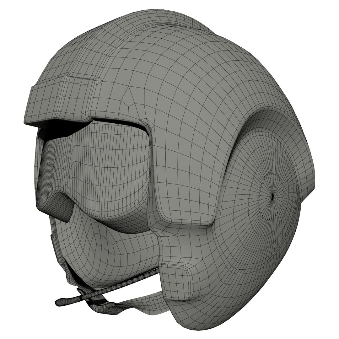 3d Model Luke X-wing Pilot Helmet