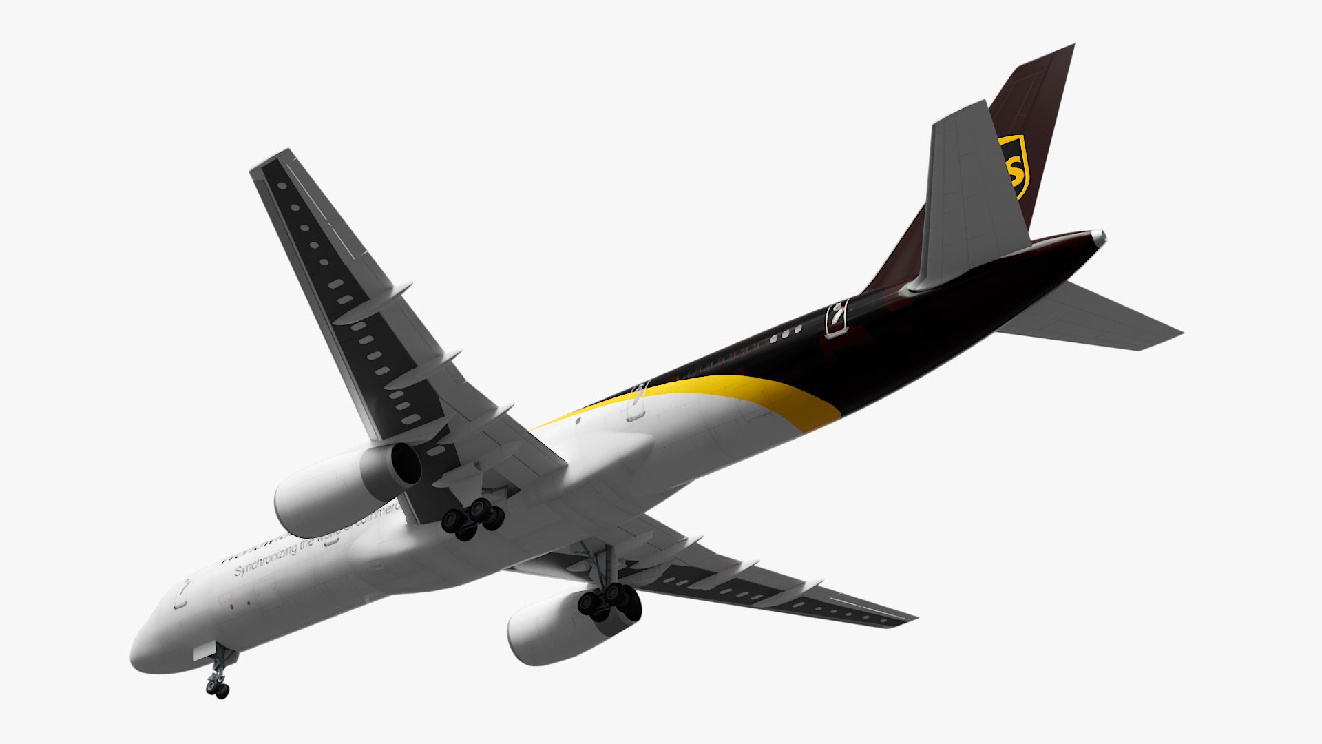 UPS Boeing 767 Cargo Plane 3D Model - TurboSquid 2348914