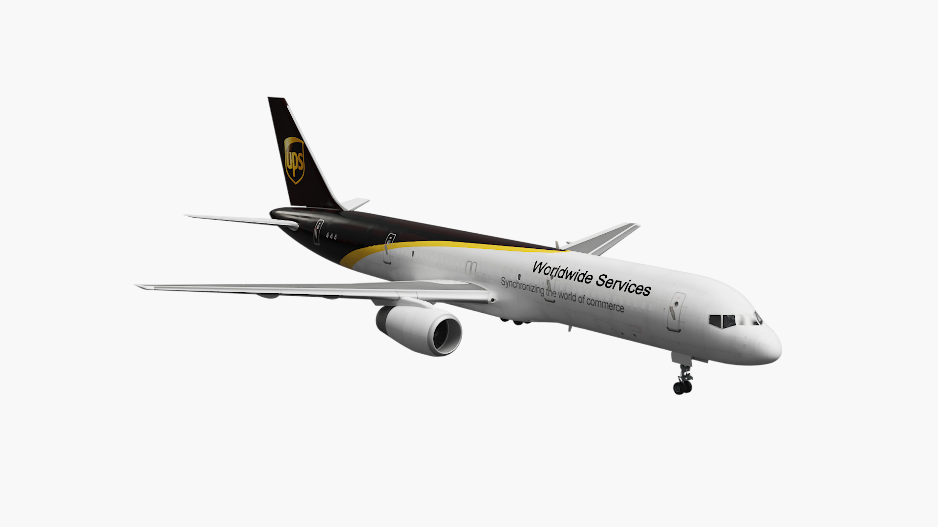UPS Boeing 767 Cargo Plane 3D Model - TurboSquid 2348914