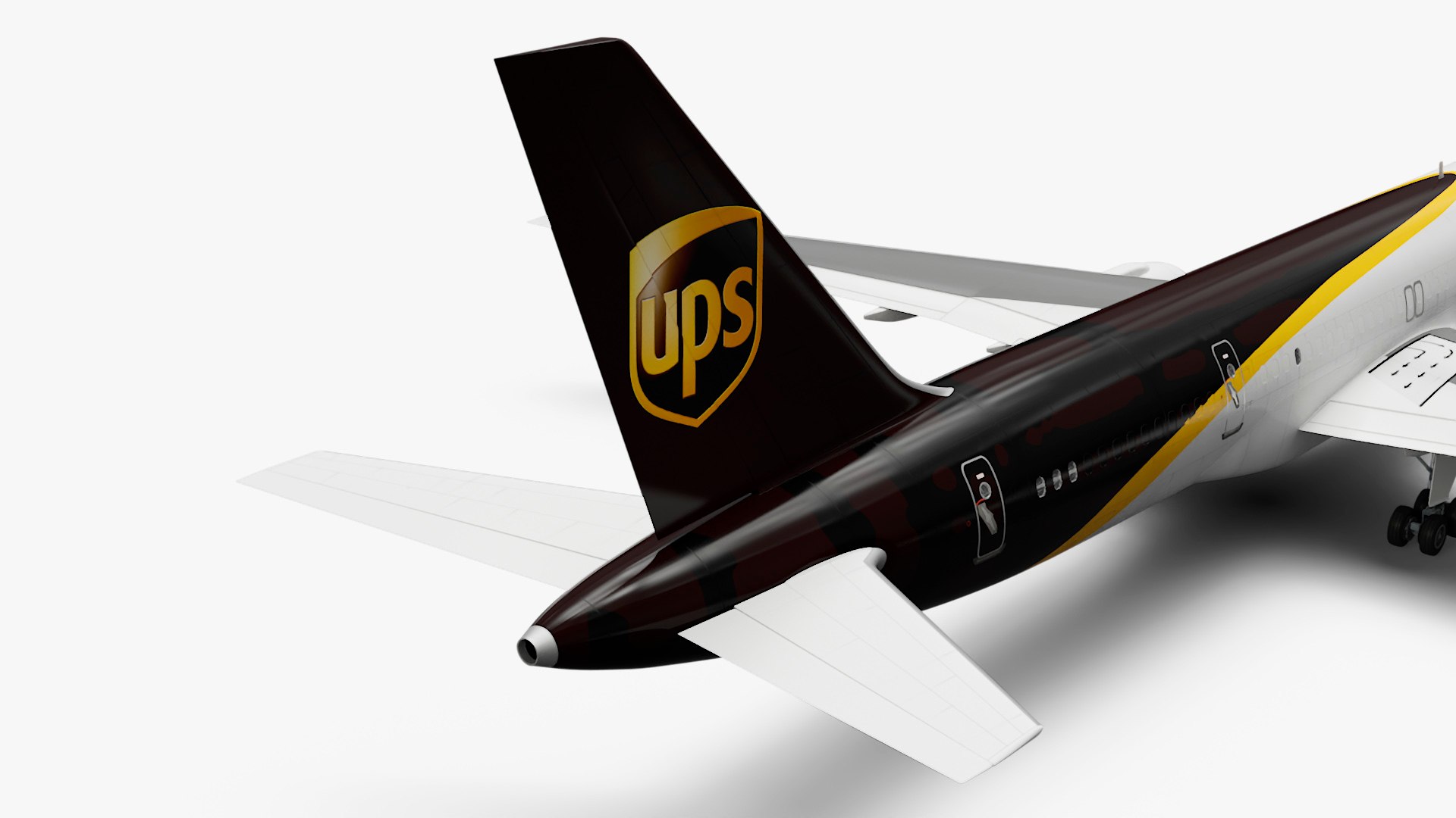 UPS Boeing 767 Cargo Plane 3D Model - TurboSquid 2348914