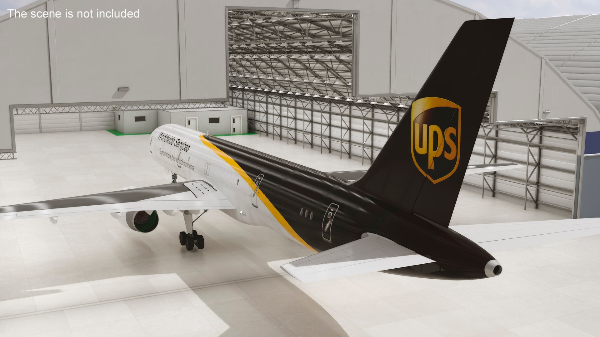 UPS Boeing 767 Cargo Plane 3D Model - TurboSquid 2348914