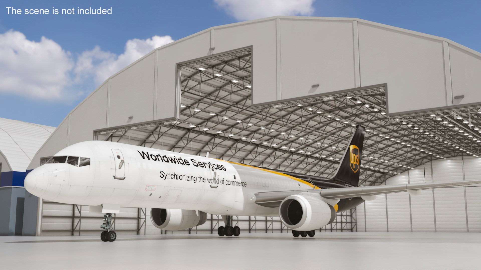 UPS Boeing 767 Cargo Plane 3D Model - TurboSquid 2348914