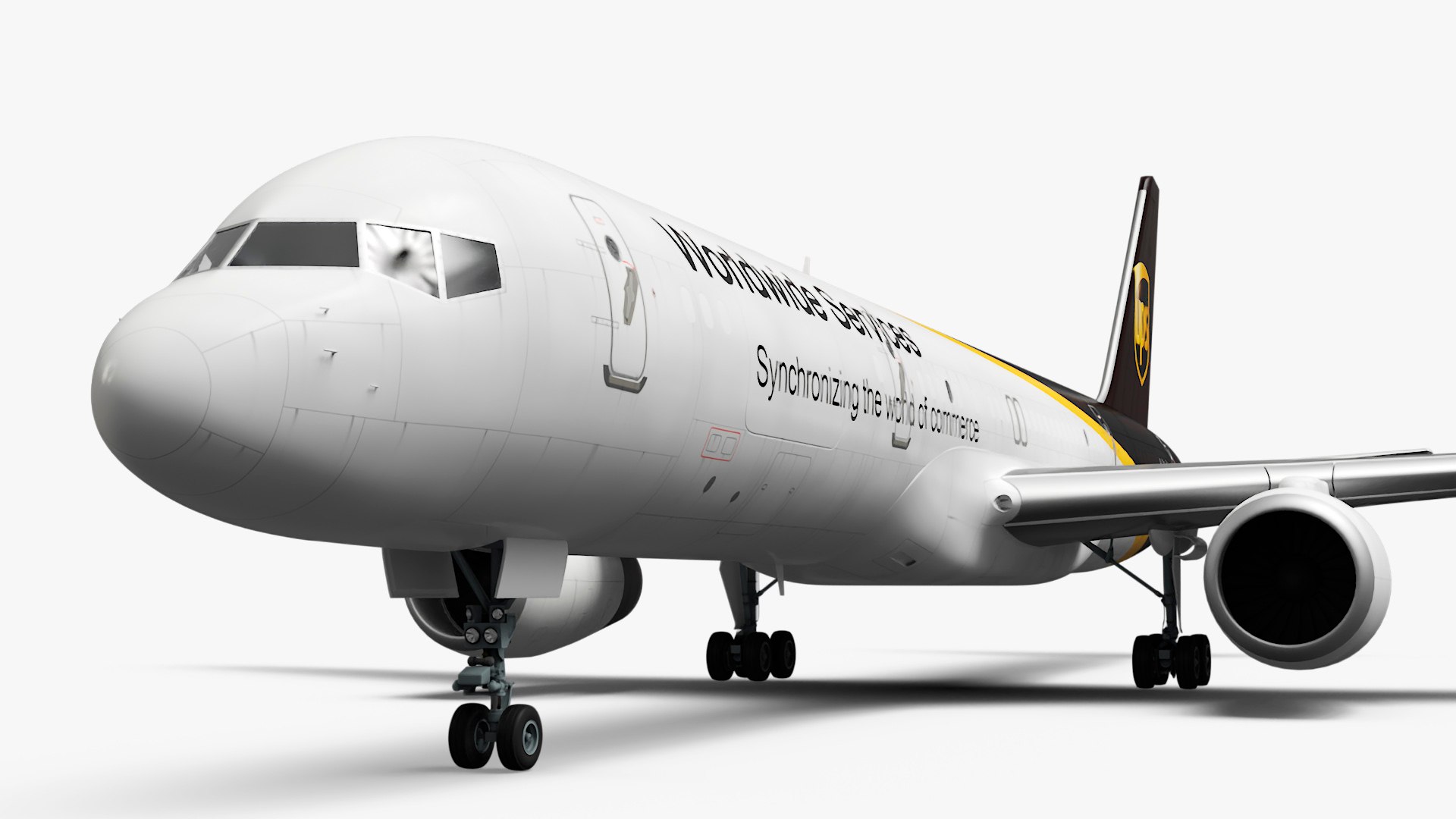 UPS Boeing 767 Cargo Plane 3D Model - TurboSquid 2348914