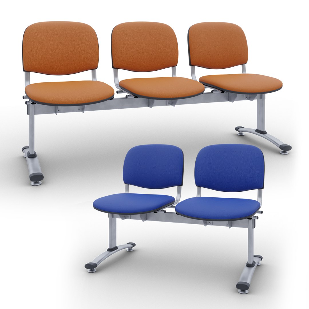 3D Waiting Chair Model - TurboSquid 1817153