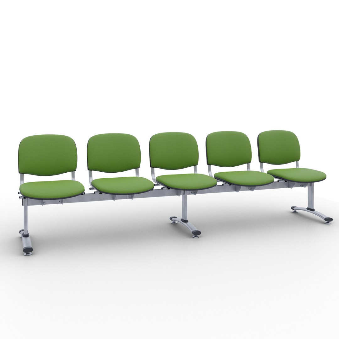 3D Waiting Chair Model - TurboSquid 1817153
