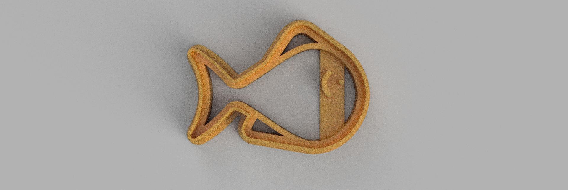 FISH COOKIE CUTTER 3D - TurboSquid 2224324