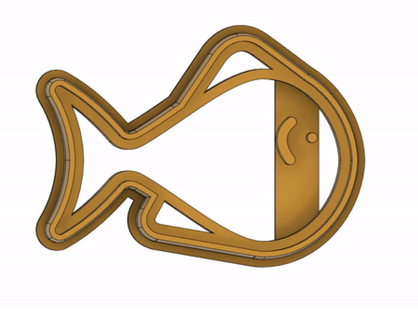 FISH COOKIE CUTTER 3D - TurboSquid 2224324
