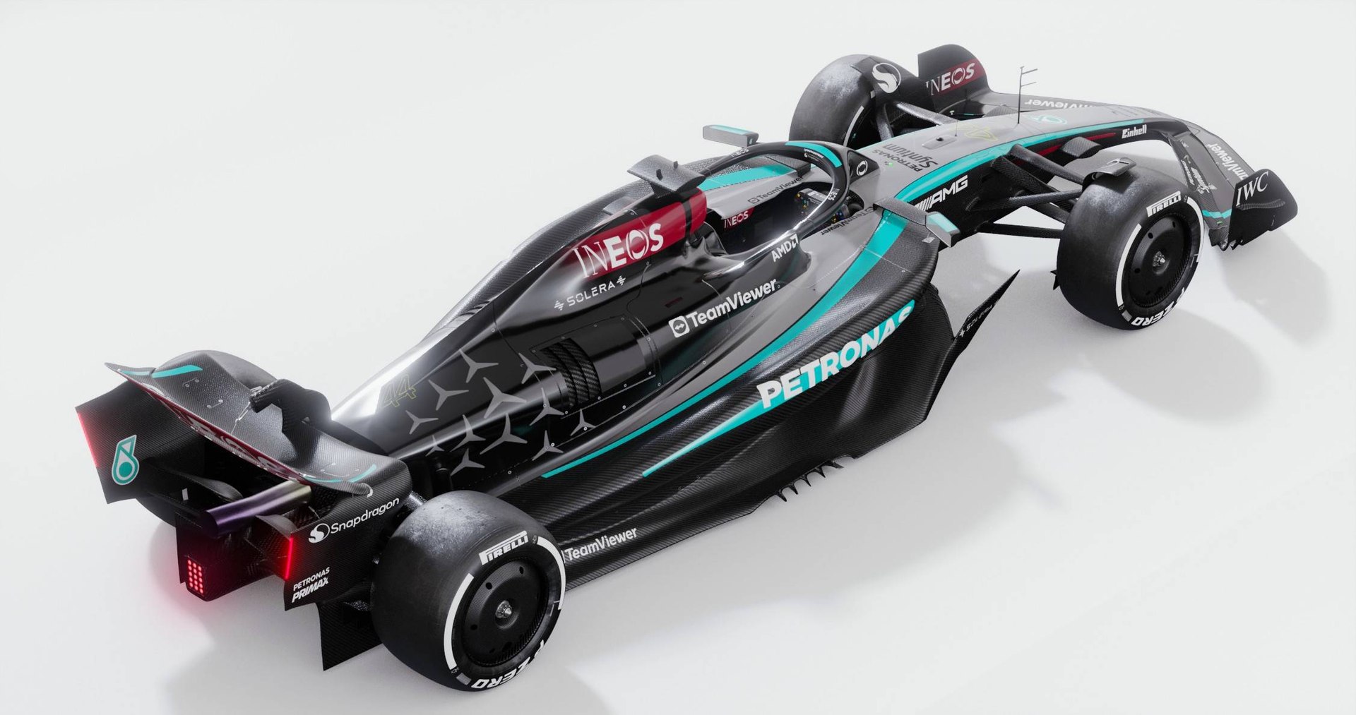 3D Model F1 Mercedes W15 - TurboSquid 2300432