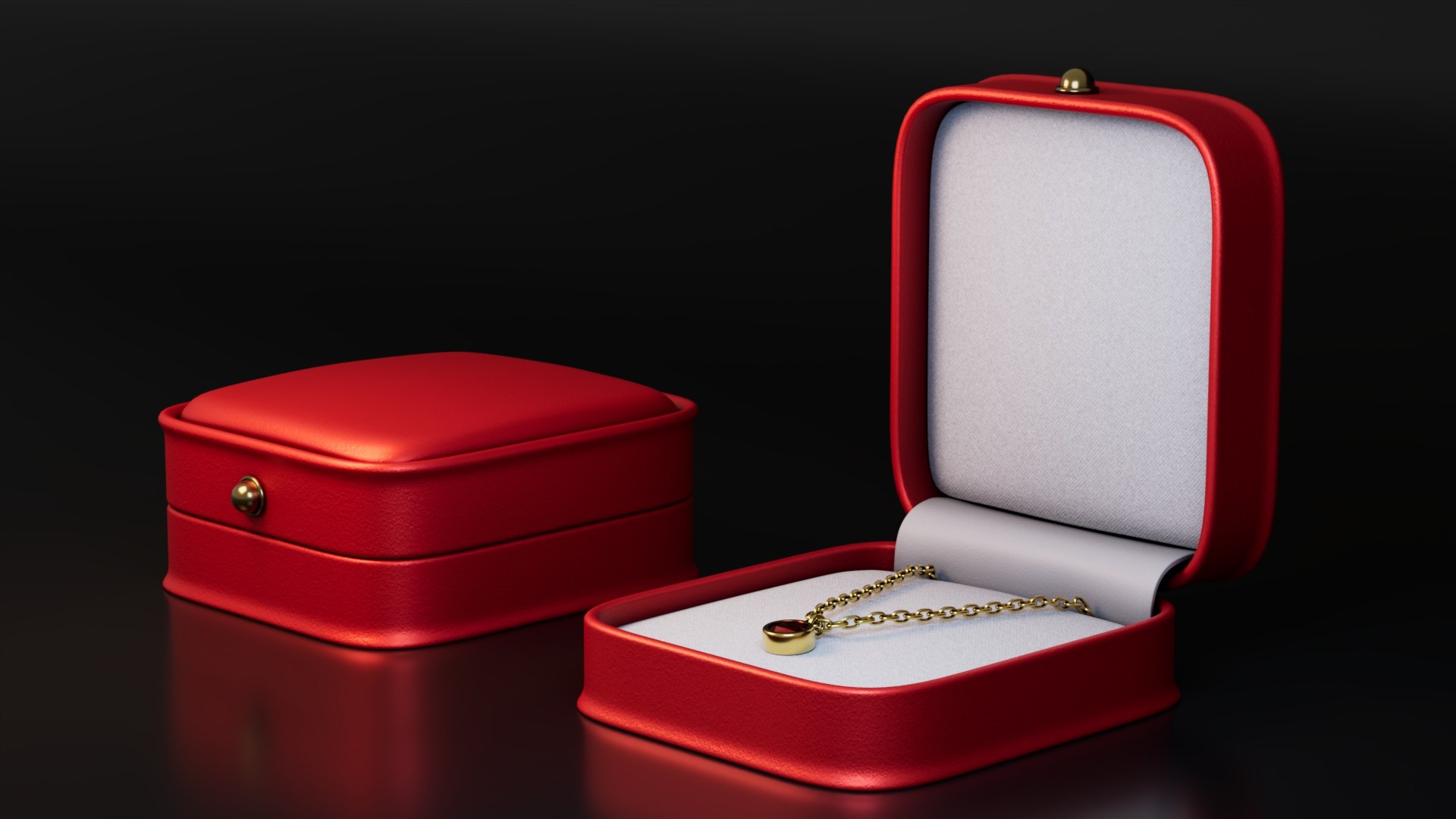 3D Necklace Box - TurboSquid 2387150