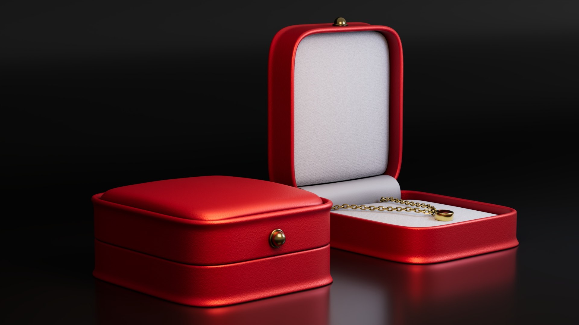 3D Necklace Box - TurboSquid 2387150