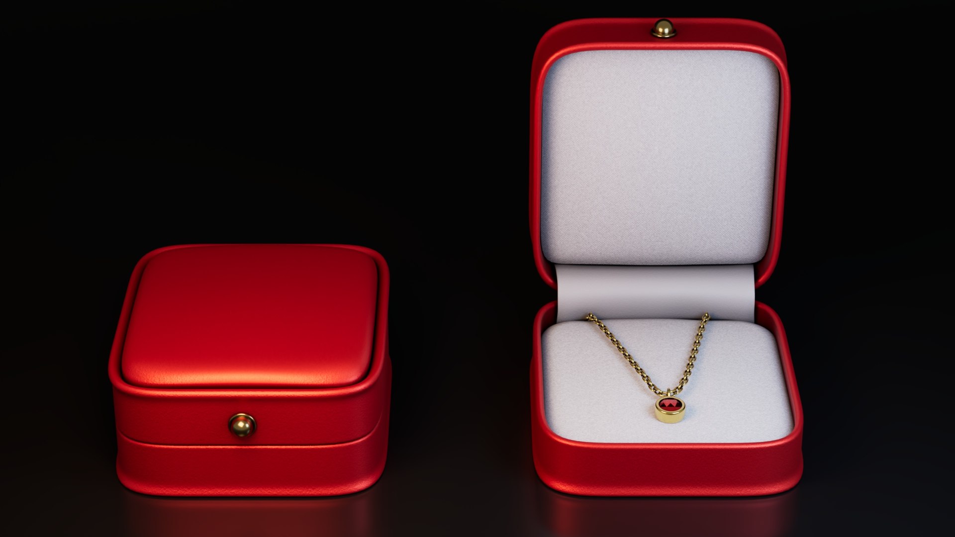 3D Necklace Box - TurboSquid 2387150