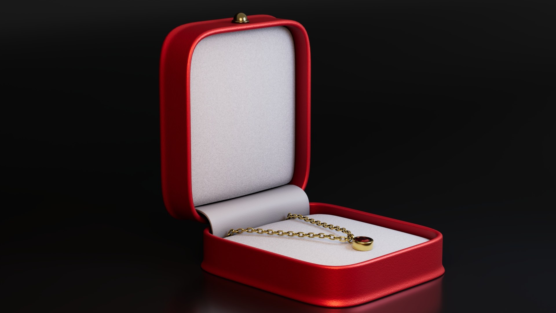 3D Necklace Box - TurboSquid 2387150
