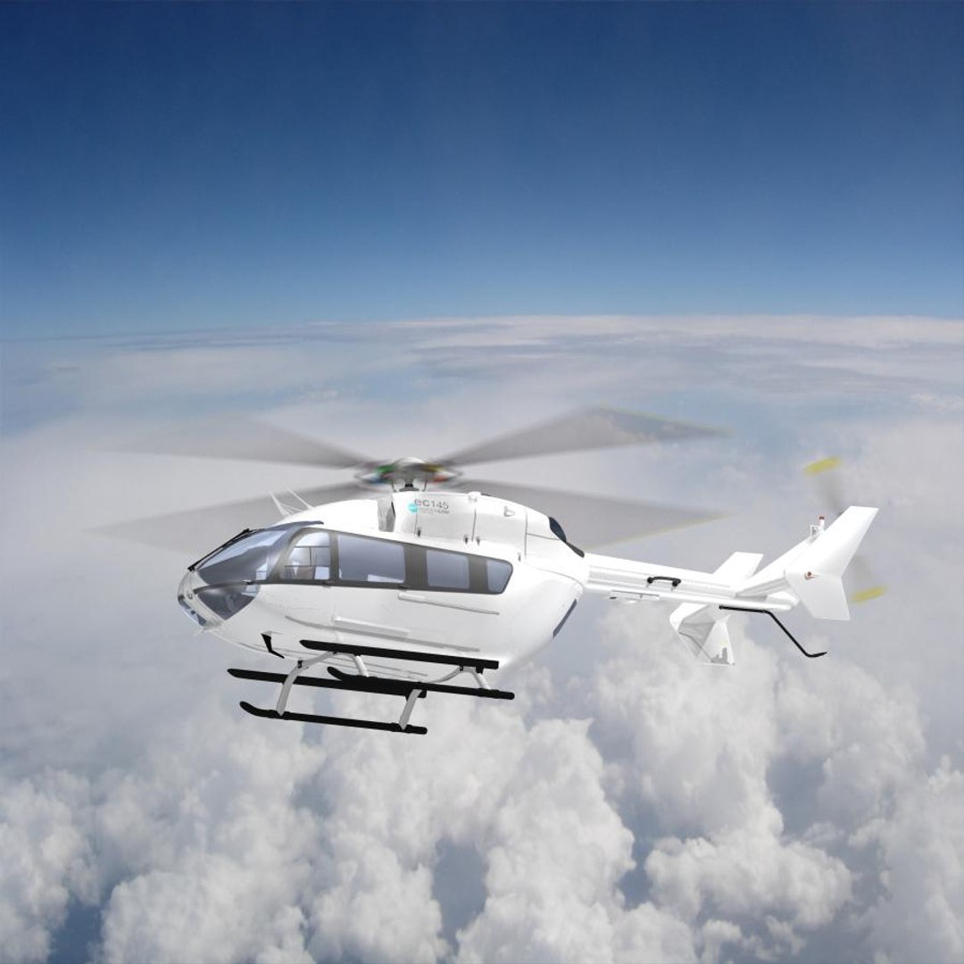 3d Eurocopter Ec 145 Ec-145 Model