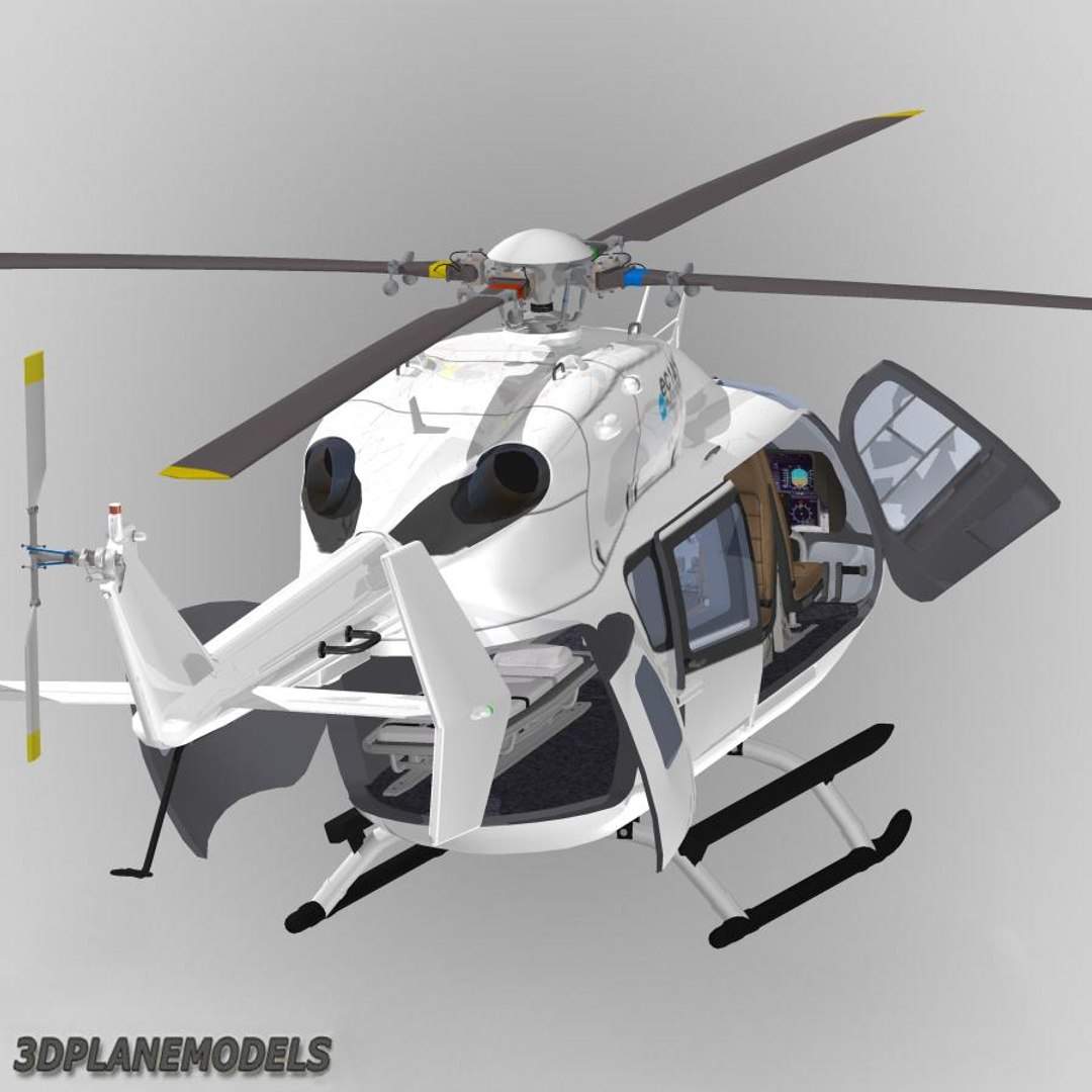 3d Eurocopter Ec 145 Ec-145 Model