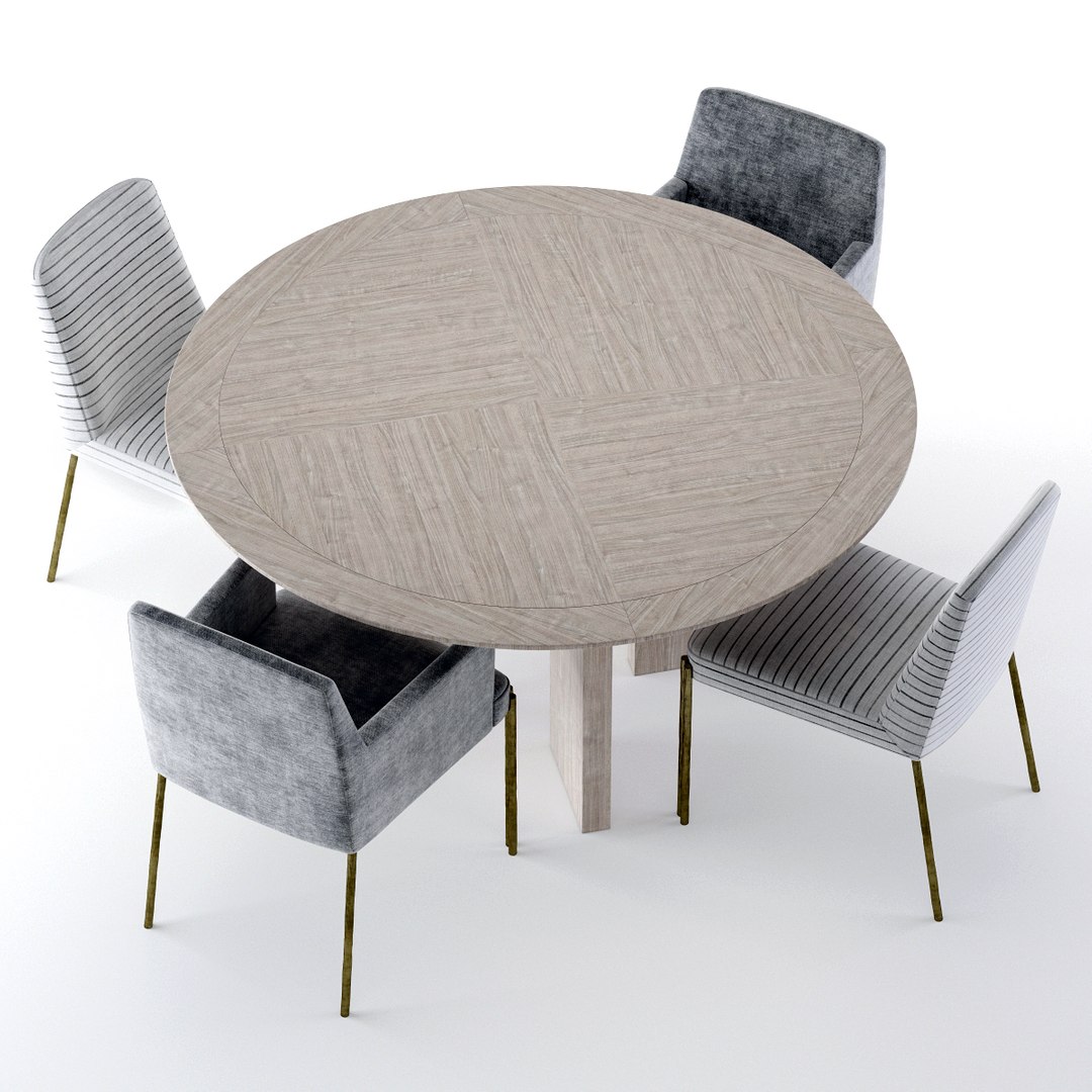 3D Model Ida Table Melange Chair - TurboSquid 1375128