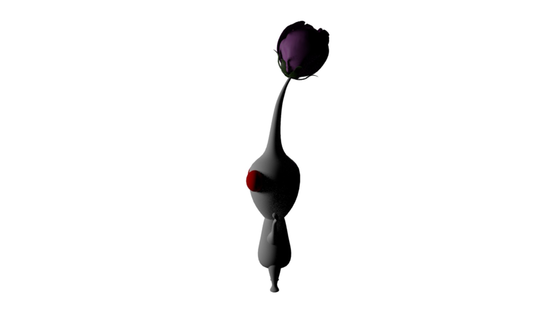 White Pikmin 3D Model - TurboSquid 1650112