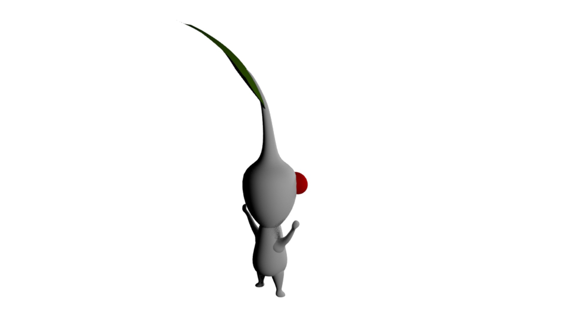 White Pikmin 3D Model - TurboSquid 1650112