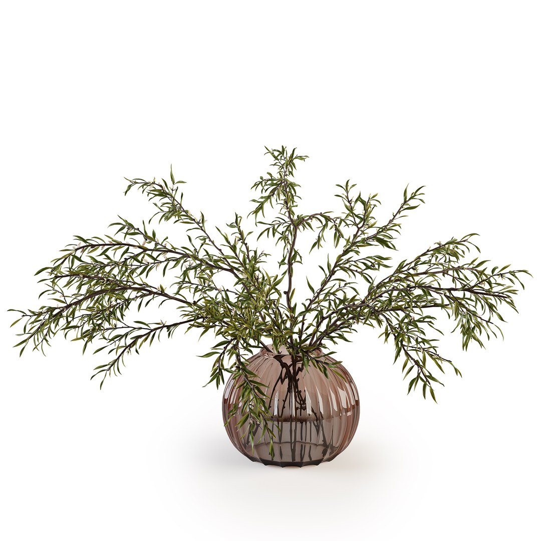 3D Model Branches In A Vase 019 - TurboSquid 1988471