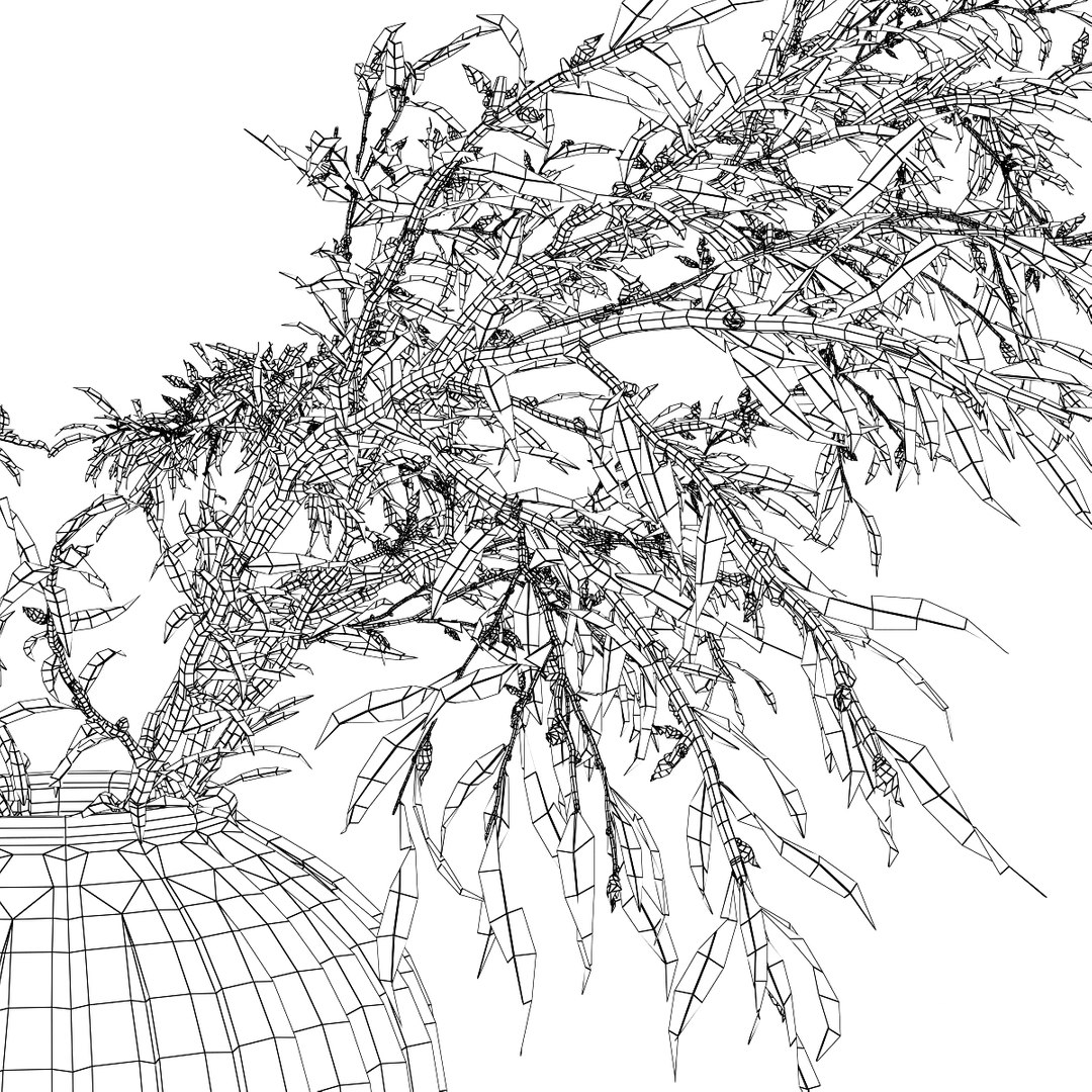 3D Model Branches In A Vase 019 - TurboSquid 1988471