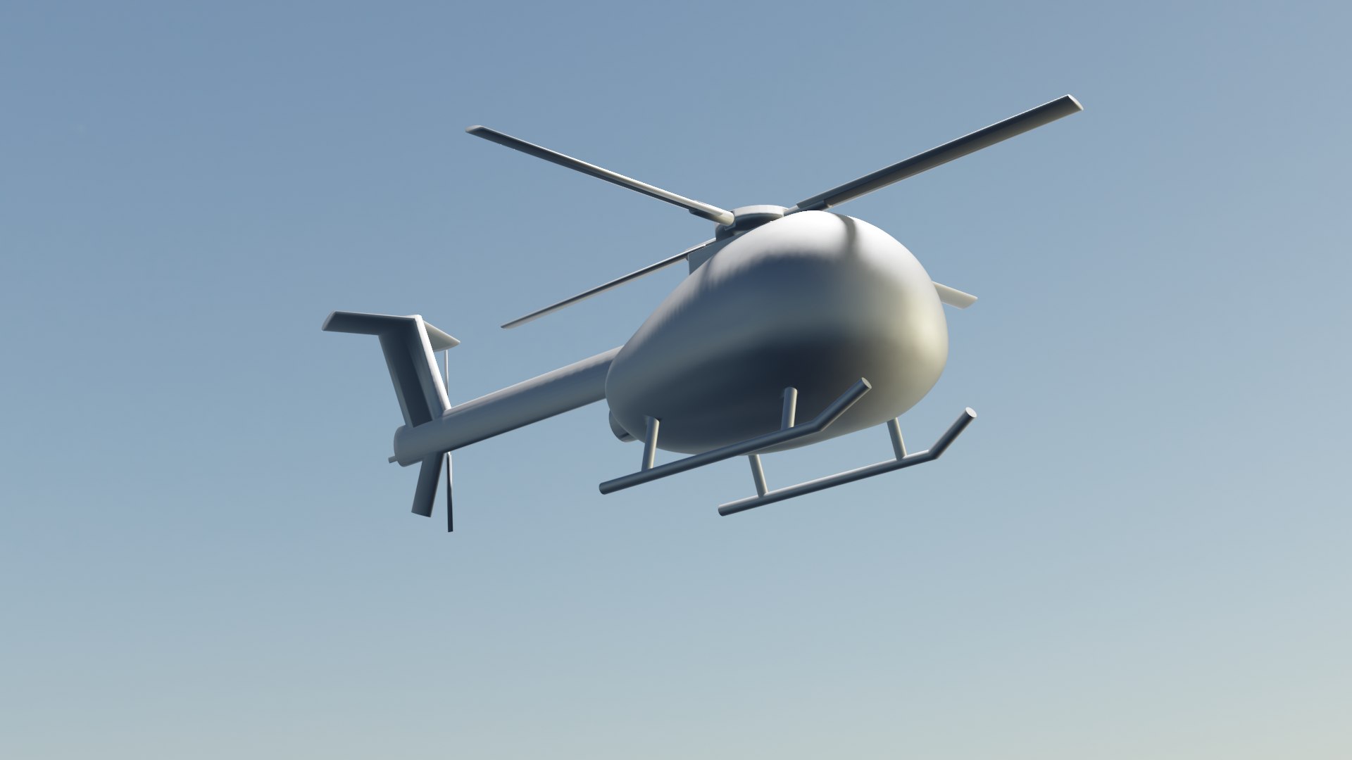 3D Fictional Helicopter - TurboSquid 2032516