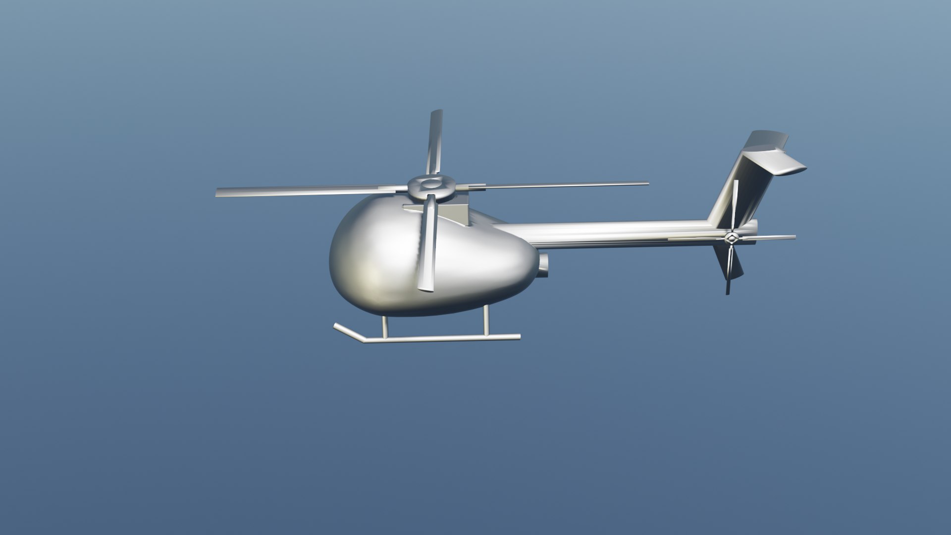 3D Fictional Helicopter - TurboSquid 2032516