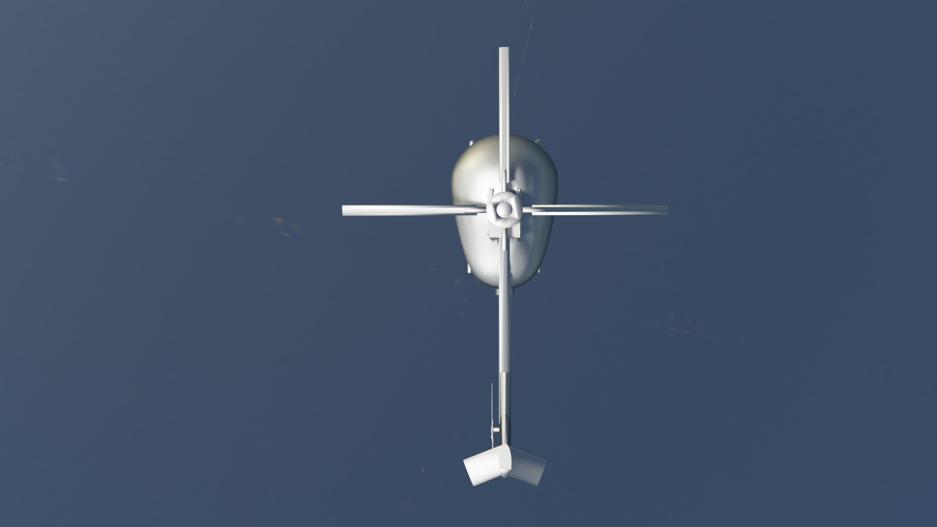 3D Fictional Helicopter - TurboSquid 2032516