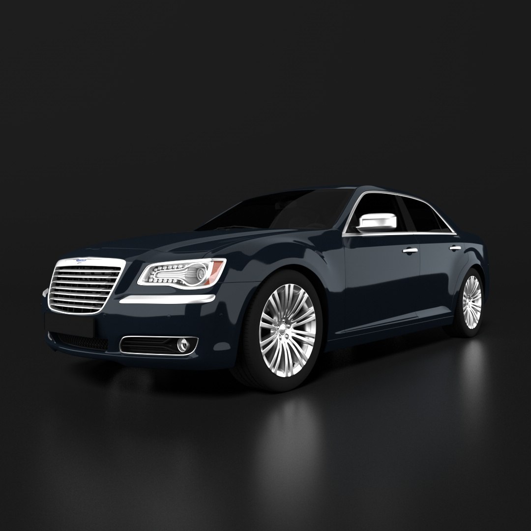 Chrysler 300 3D Model - TurboSquid 2317677