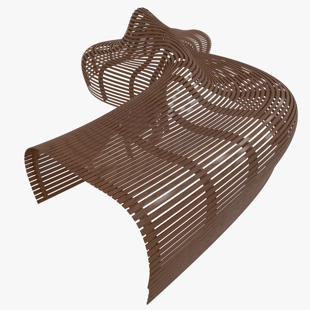 Designed bench 2 model - TurboSquid 1414519