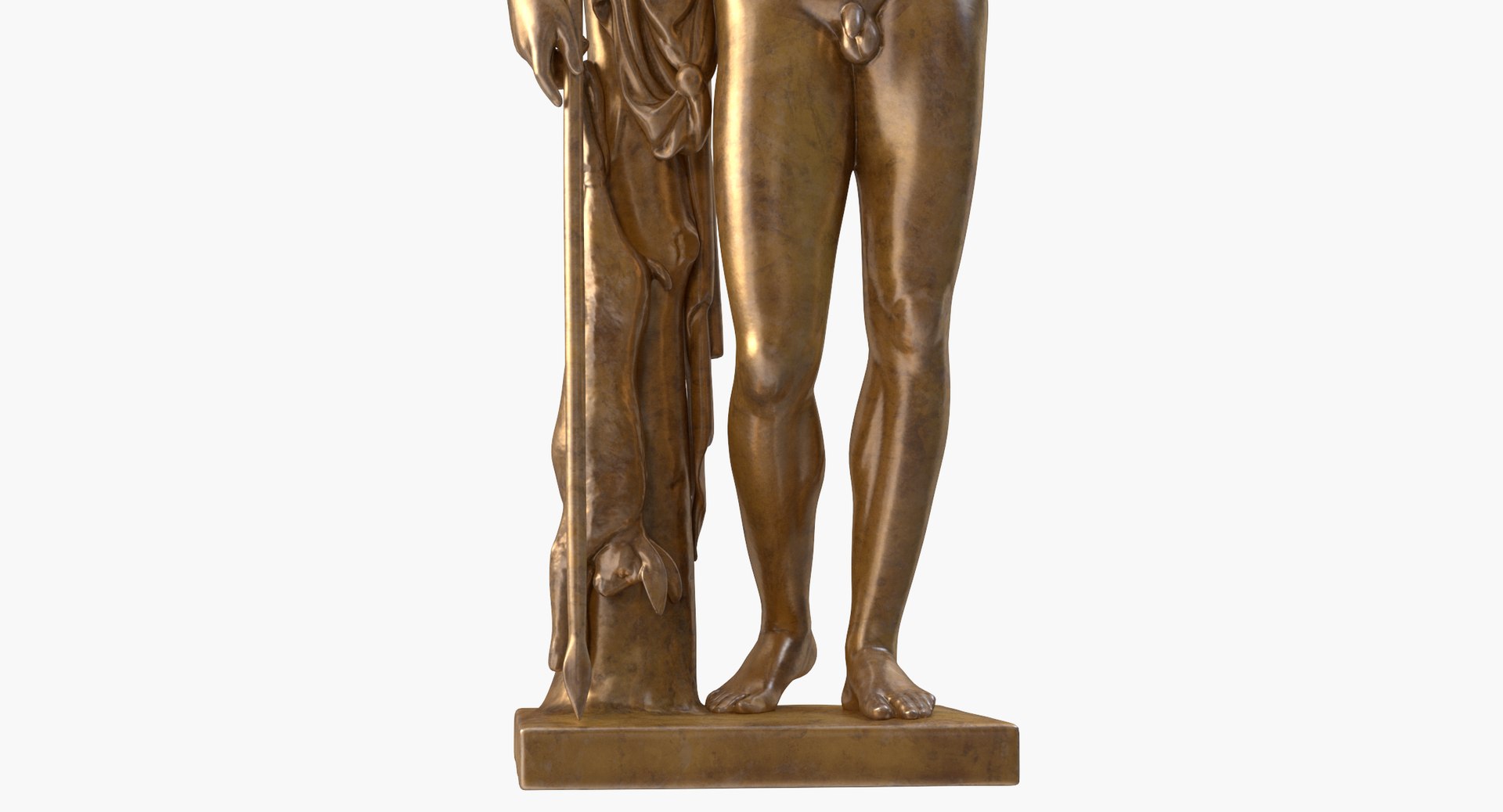 Adonis with Rabbit Bronze 3D - TurboSquid 1848678