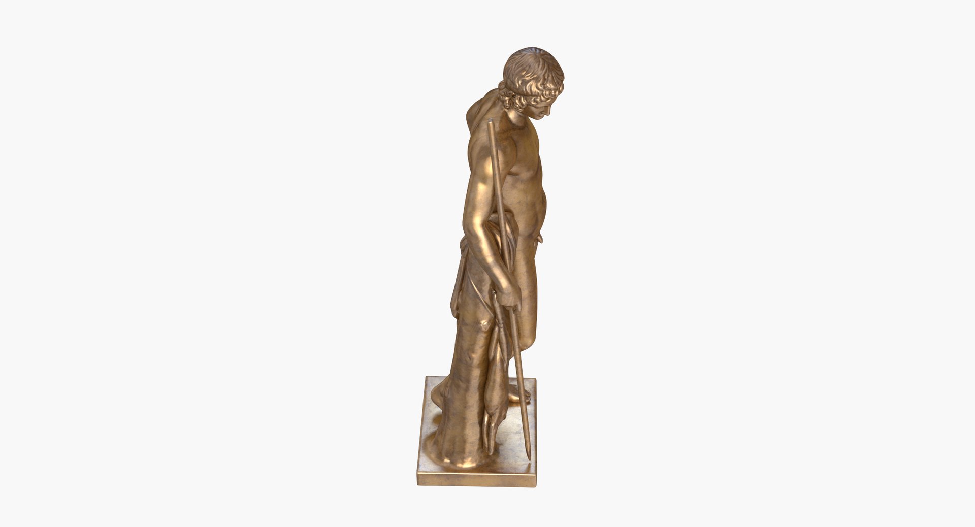 Adonis with Rabbit Bronze 3D - TurboSquid 1848678
