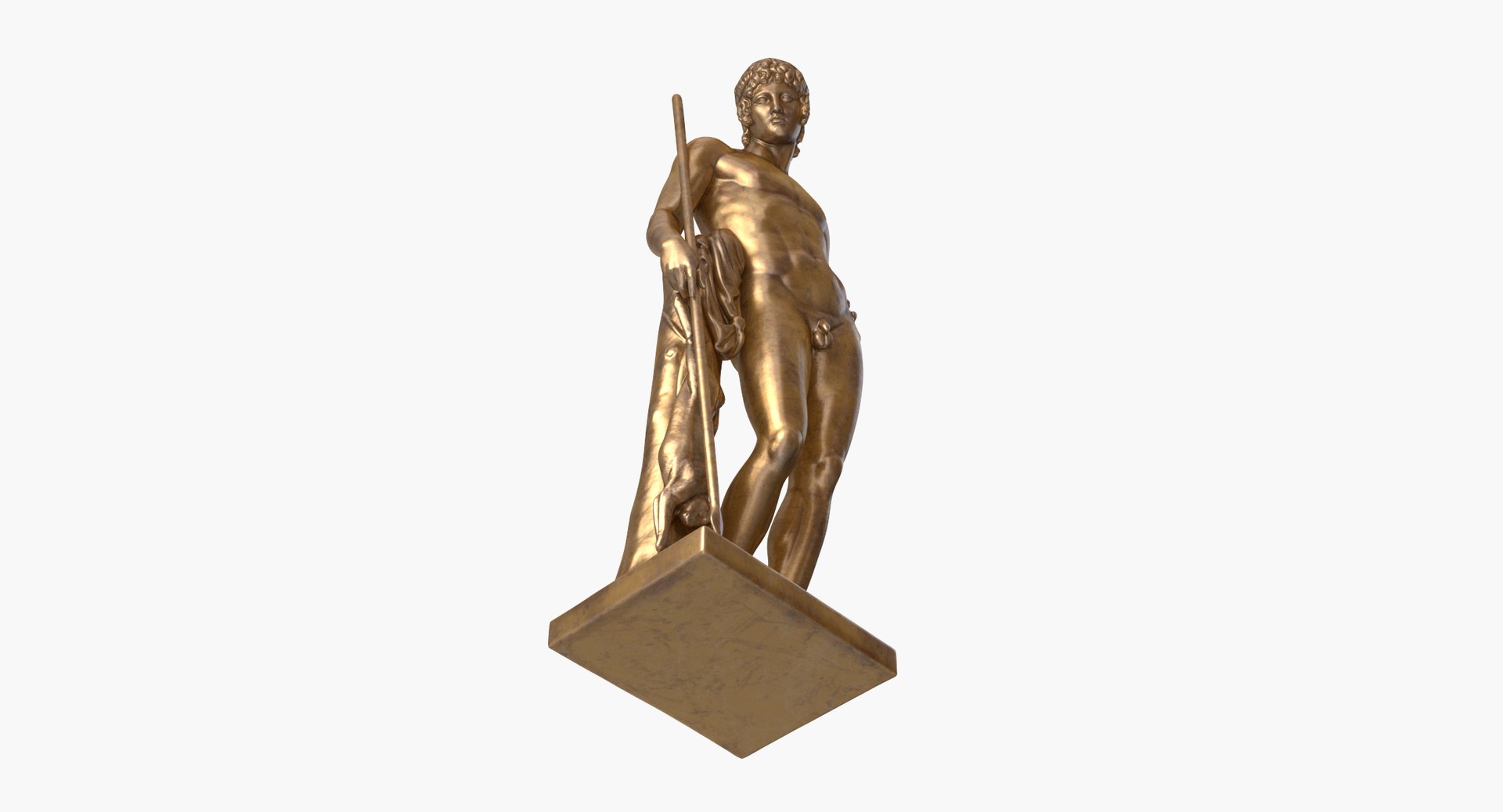 Adonis with Rabbit Bronze 3D - TurboSquid 1848678