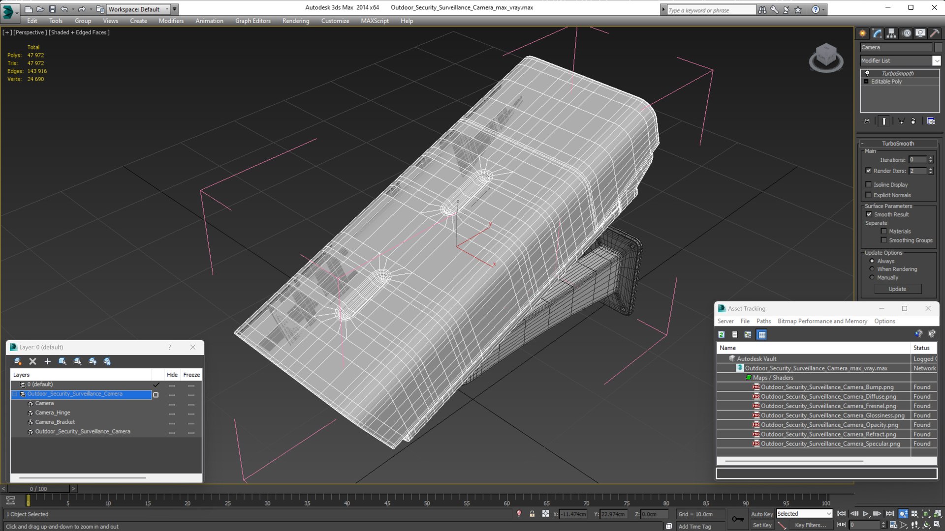 3D Outdoor Security Surveillance Camera Model - TurboSquid 2261417