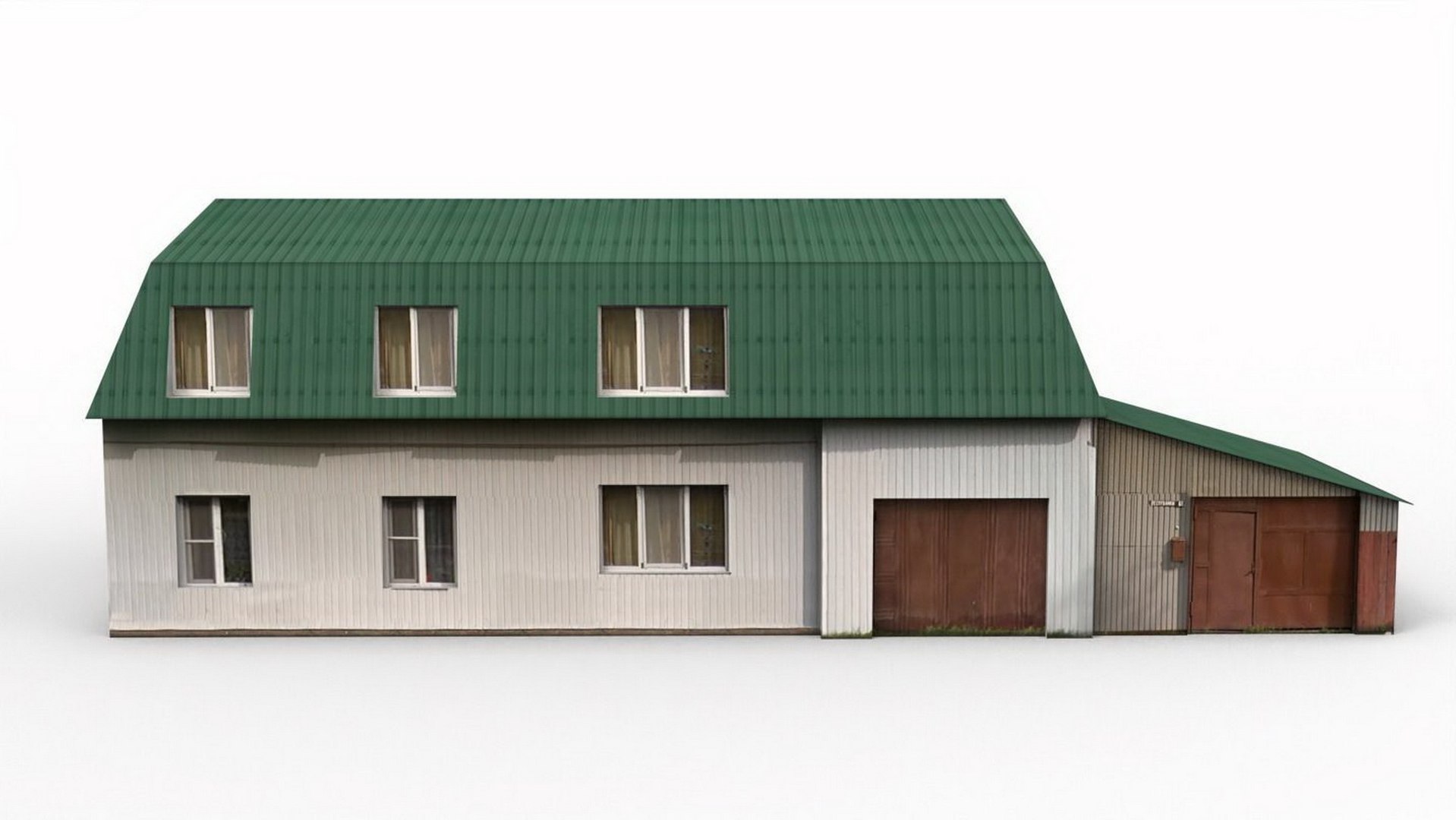 3D One-storey House - TurboSquid 1729072