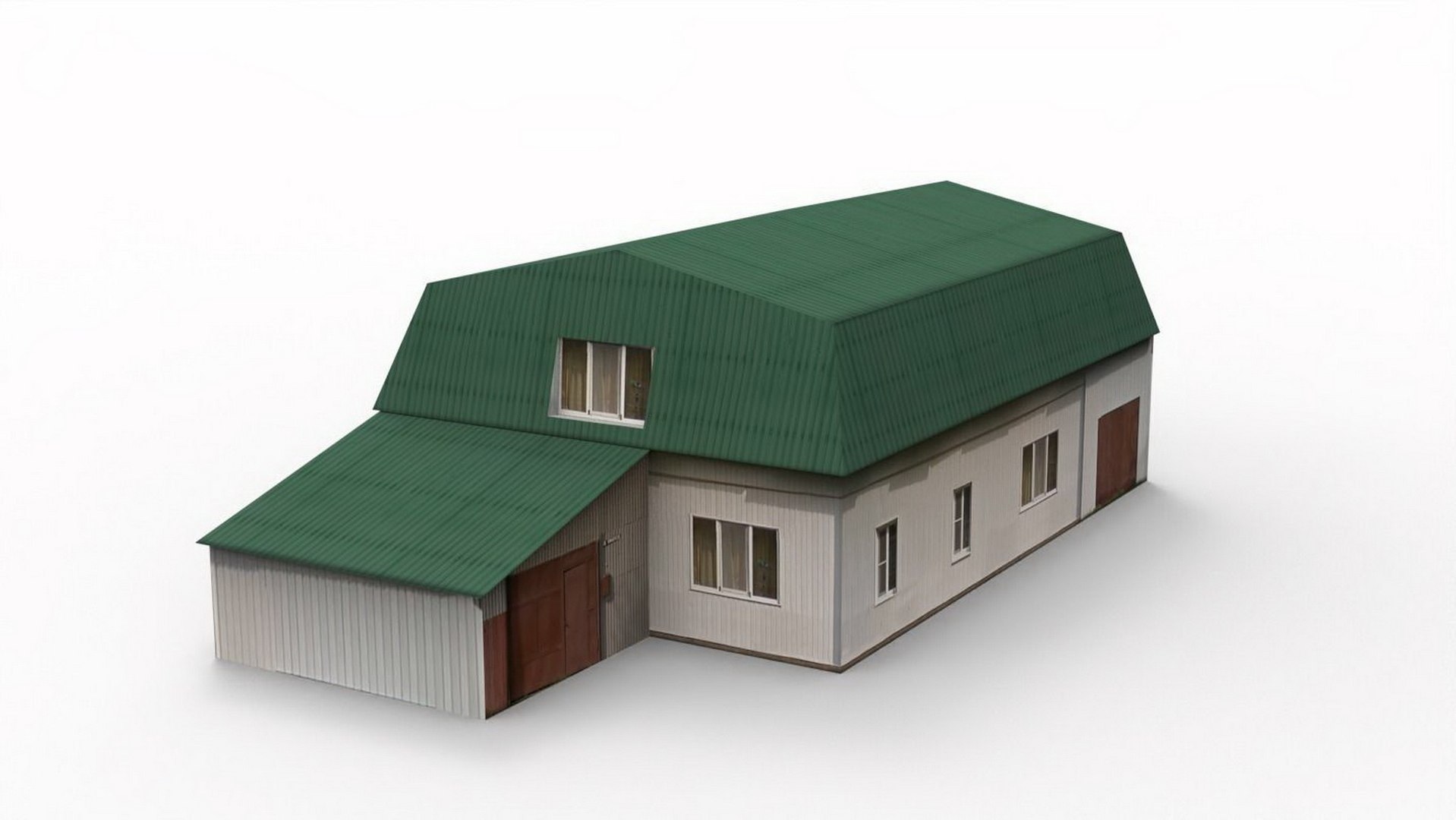 3D One-storey House - TurboSquid 1729072