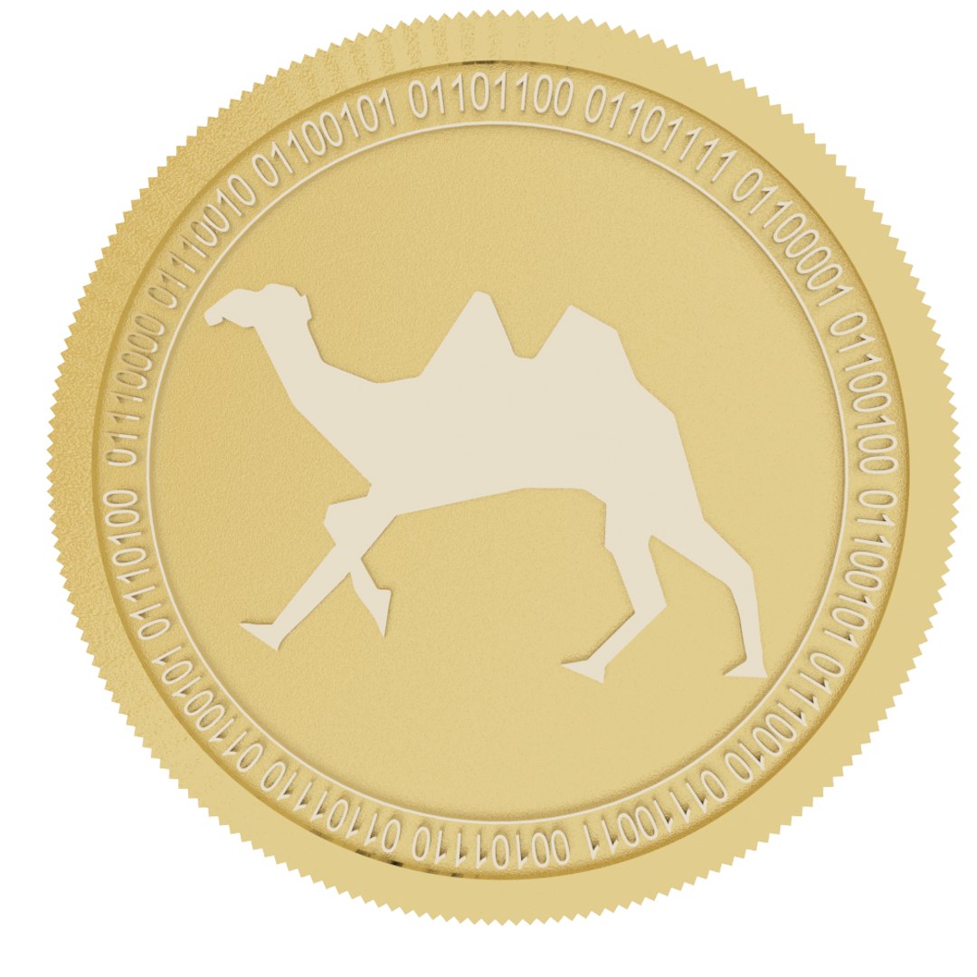3D Token Gold Coin - TurboSquid 1495767