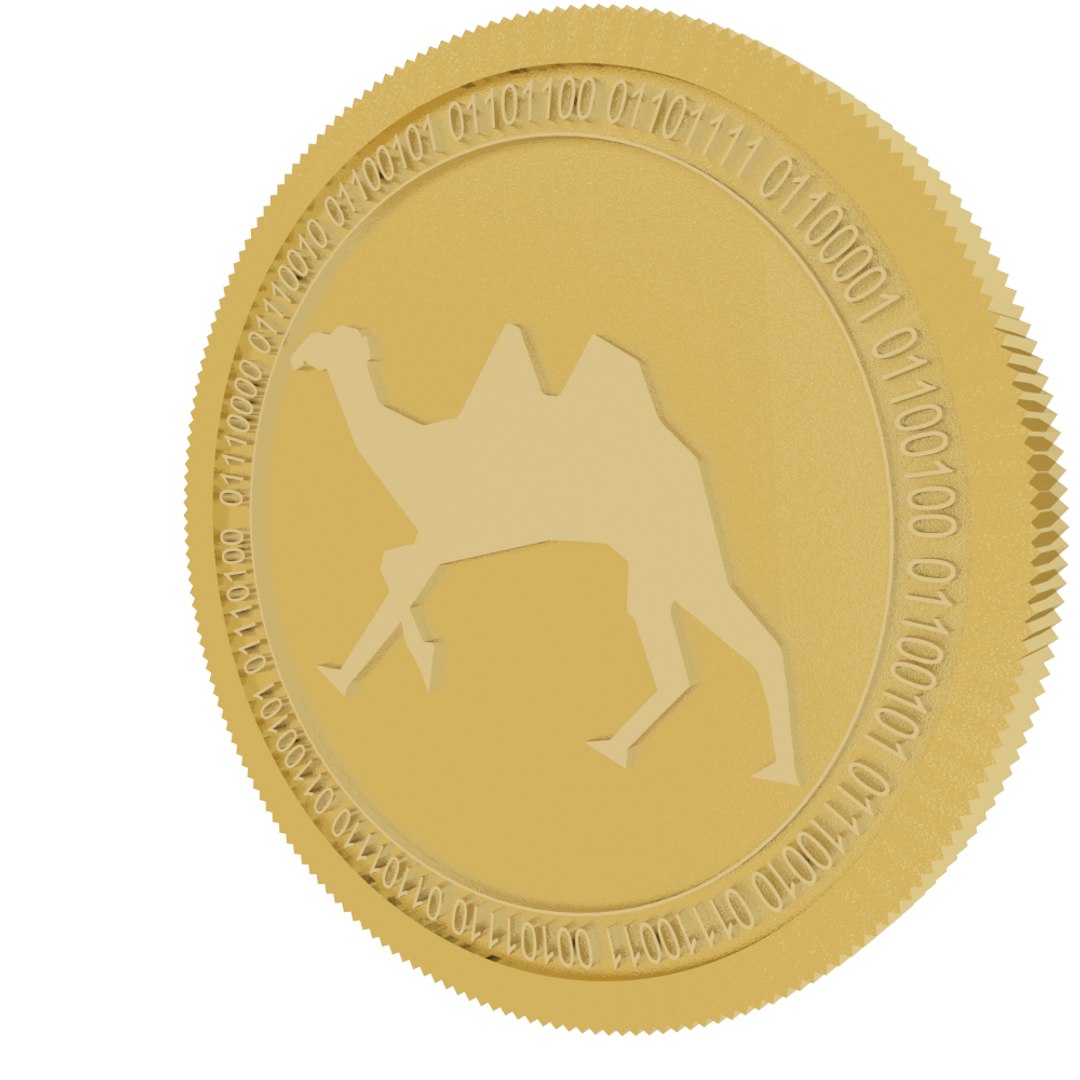 3D Token Gold Coin - TurboSquid 1495767
