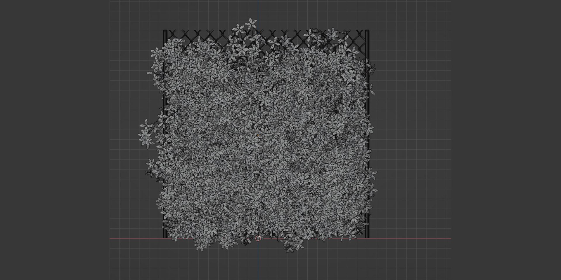 3D model Virginia creeper on fence vol 182-Blender-3dmodel - TurboSquid ...