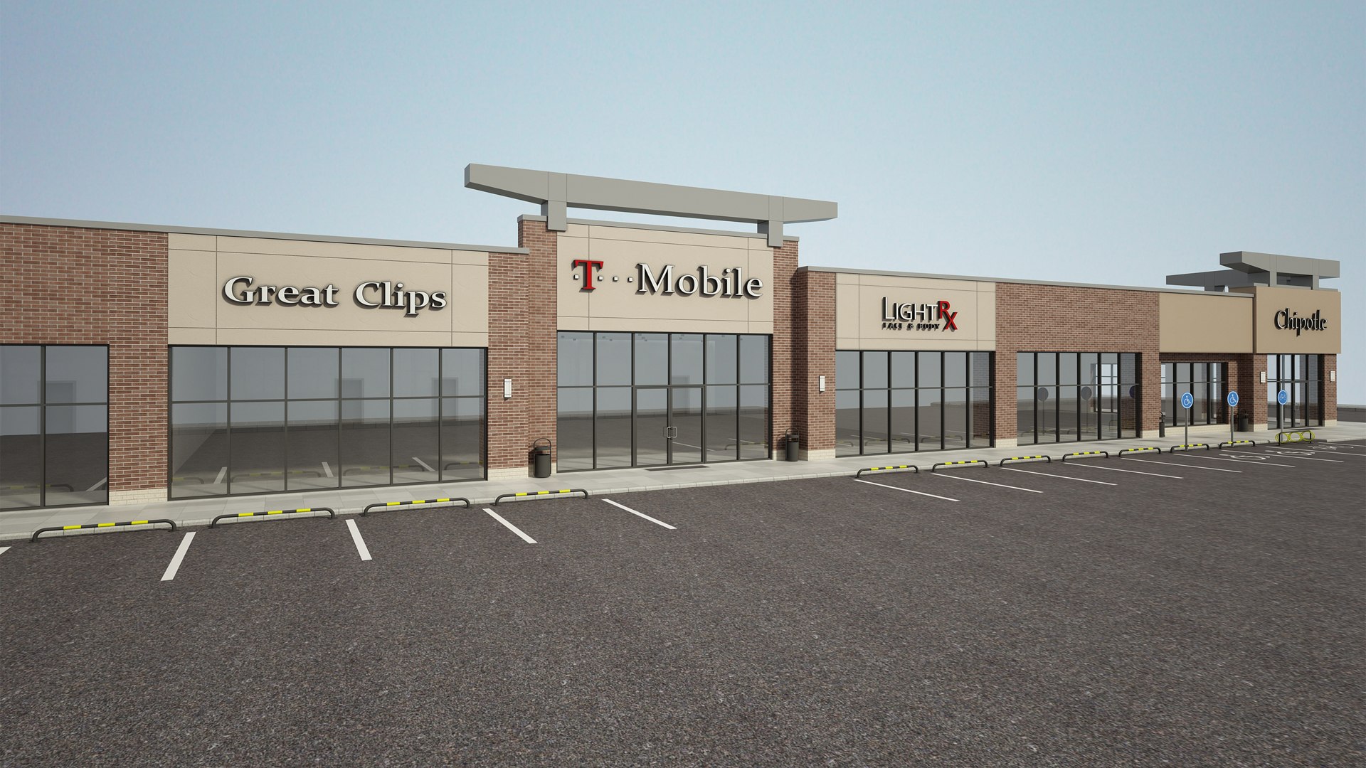 Retail Store Building Set 4 In 1 3D Model - TurboSquid 1976797